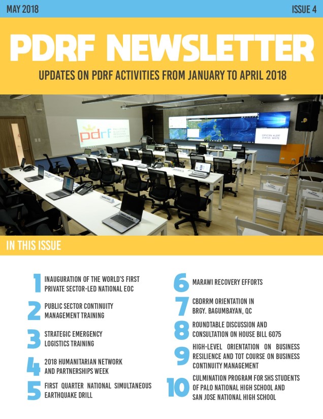 PDRF Resilience Bulletin Issue 4 - Philippine Disaster Resilience ...