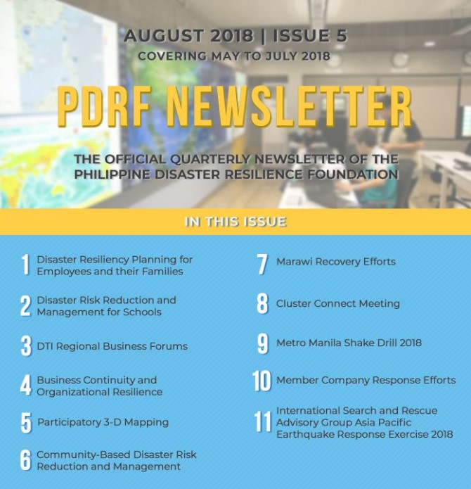 PDRF Resilience Bulletin Issue 5 - Philippine Disaster Resilience ...