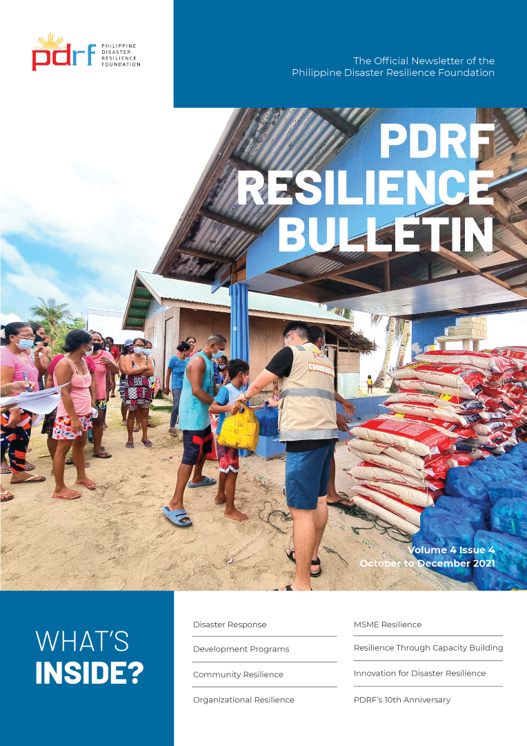 PDRF Resilience Bulletin Vol. 4 Issue 4 - Philippine Disaster Resilience Foundation