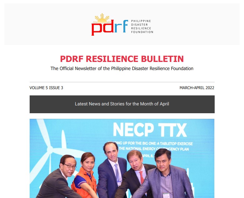 PDRF Resilience Bulletin Vol. 5 Issue 3 - Philippine Disaster Resilience Foundation
