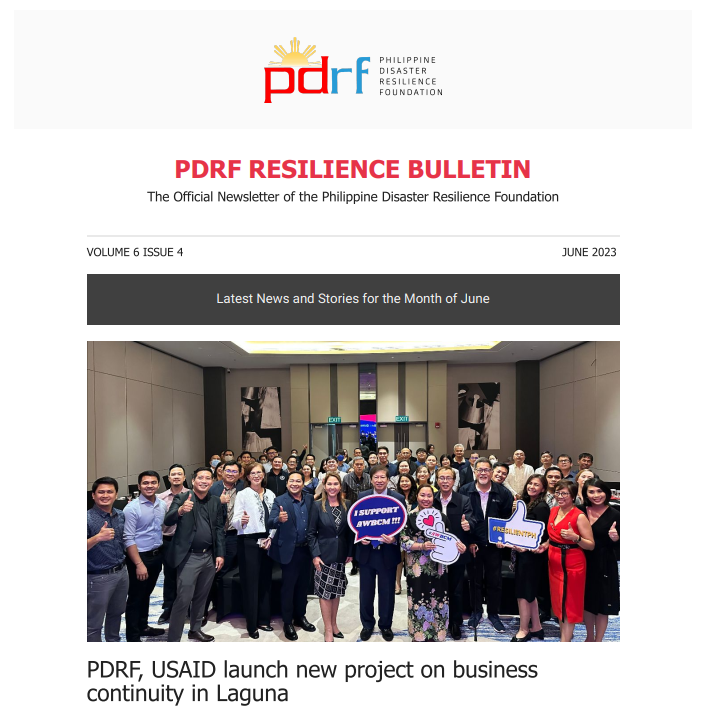 PDRF Resilience Bulletin Vol. 6 Issue 4 - Philippine Disaster ...